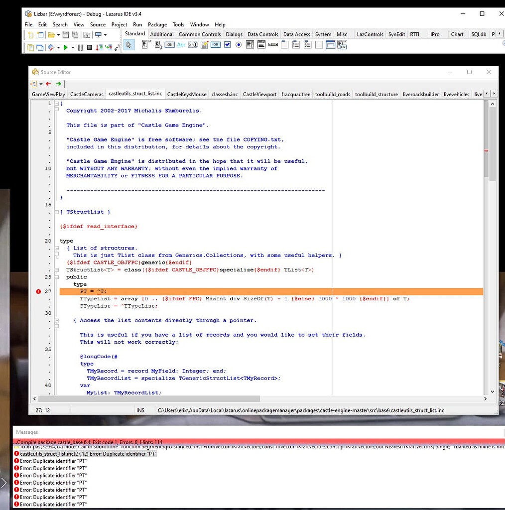 Can't build after a little time away - Castle Game Engine Forum